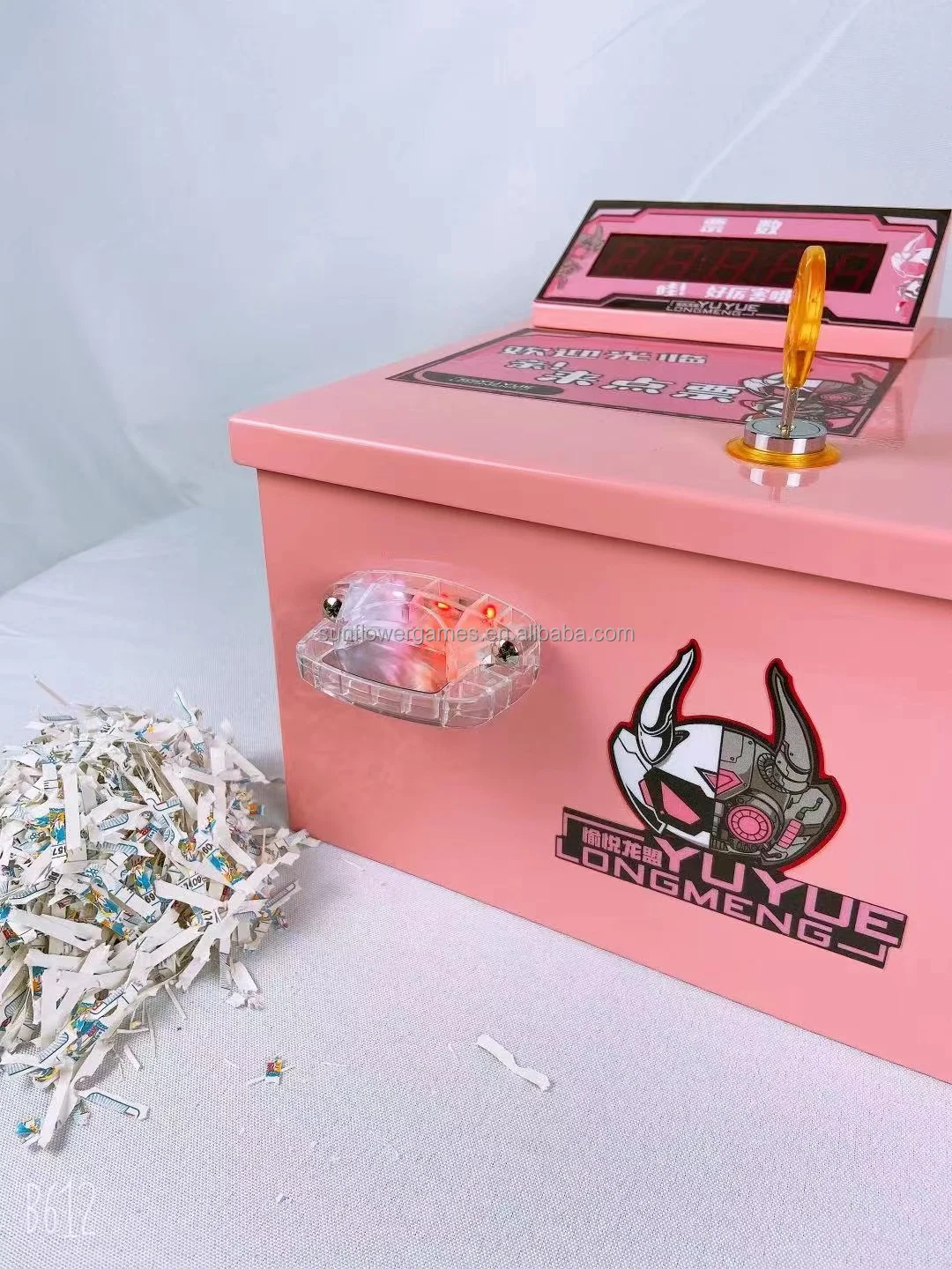 Mini Shredder Machine - Coin Pusher & Lottery Ticket Counting