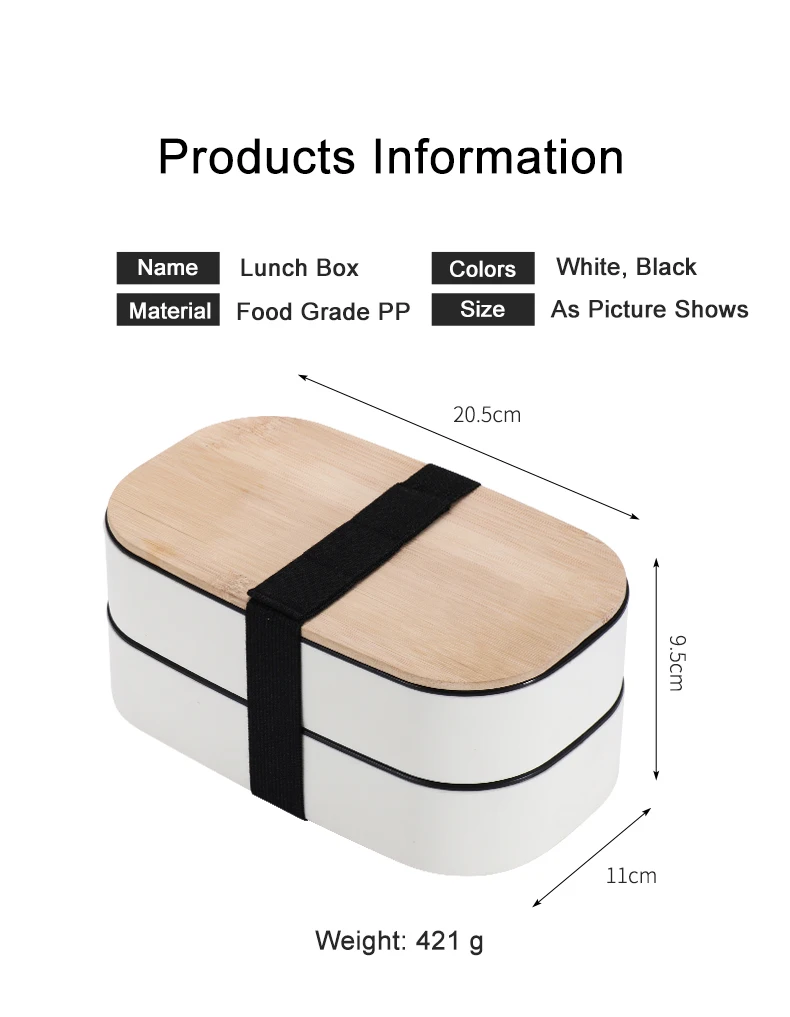 Minimalist Lunch Box - Modern Bento Box for Kids & Adults