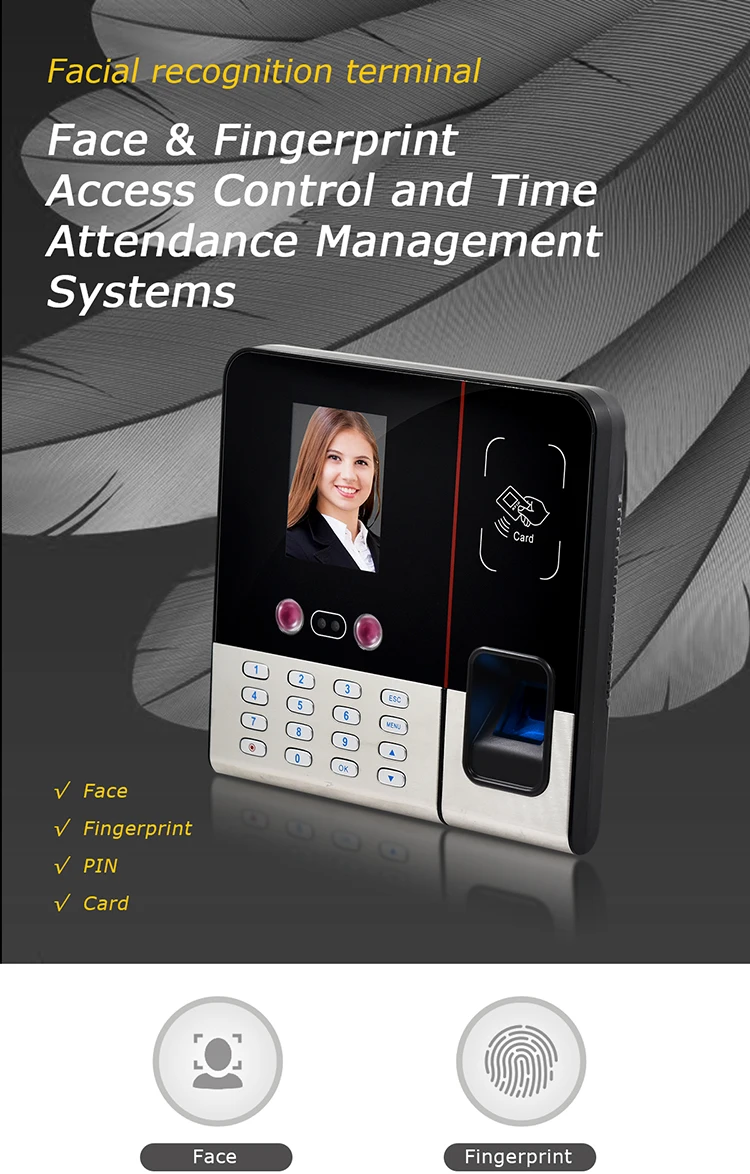 Biometric Time Attendance System SDK API Device for Face and ...