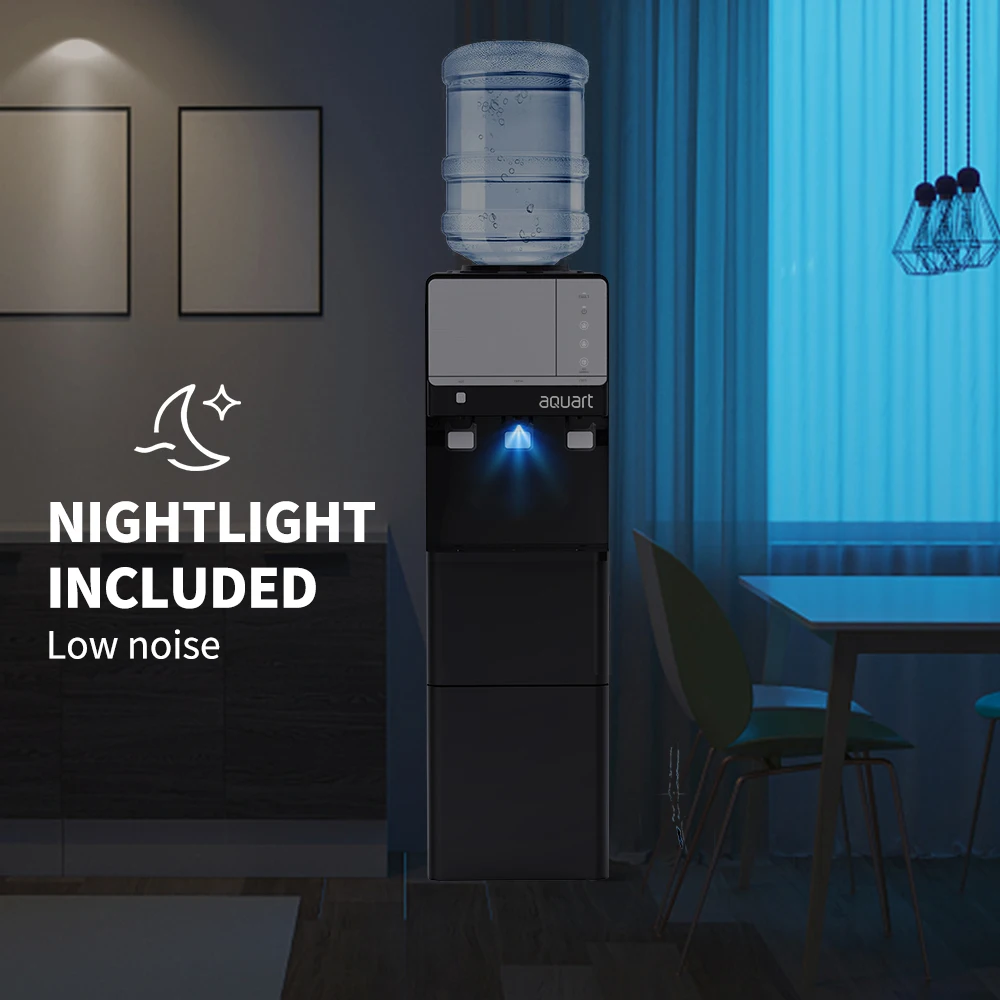 Water Cooler Water Dispenser With Built-in Ice Maker Machine 13kg Round ...