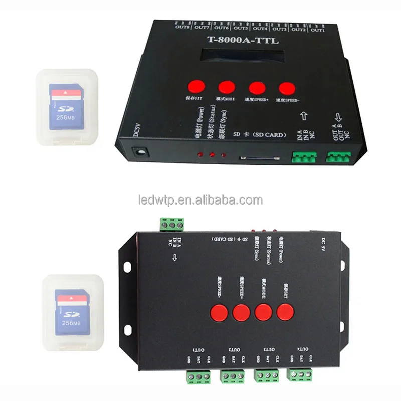 Wholesale DC5V-24V T1000/T8000 Pixel LED Controller for UCS1903