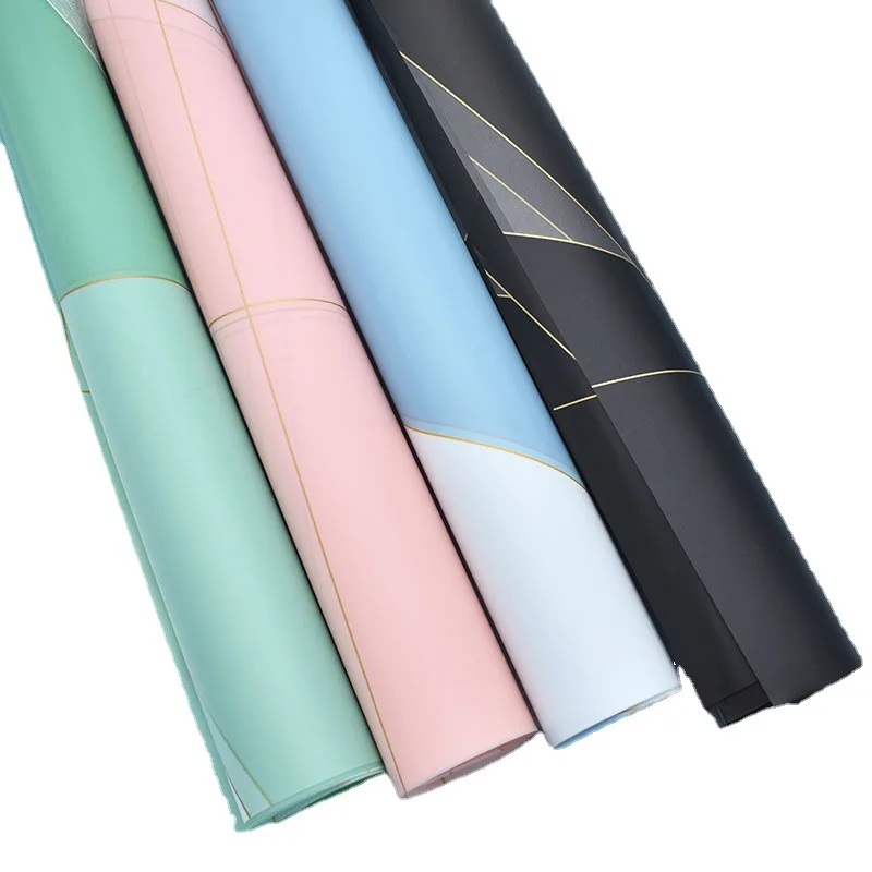 Bouquet Wrapping Paper Magnetic Line Pattern Wrapping Paper Wholesale ...