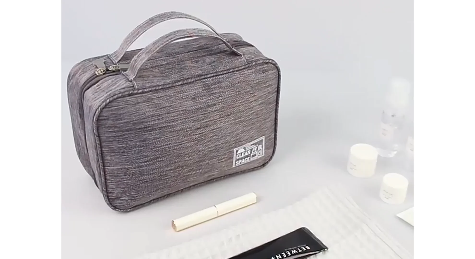 Custom Logo Travel Toiletry Wash Organizer Kit For Men Women Make Up ...