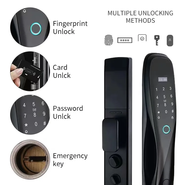 High Quality Automatic Lock Tuya App Control Wifi Lock Password Card ...