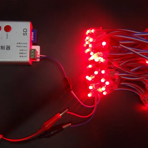 Christmas Light String 12v Dc5v 12mm 0.3w Ws2811 Rgb Led Pixel Light ...