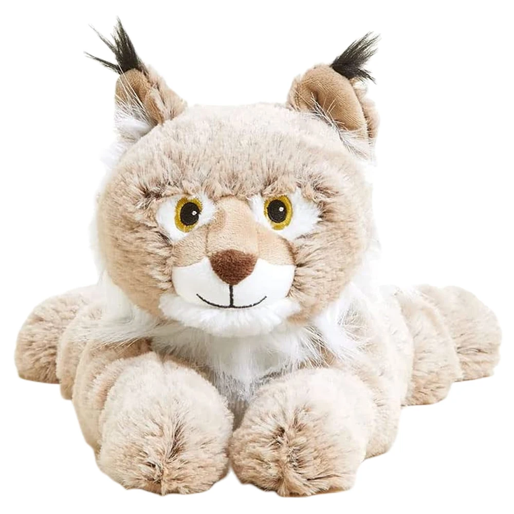 Heatable Lavender Stuffed Animal Plush Bob Cat for Relief