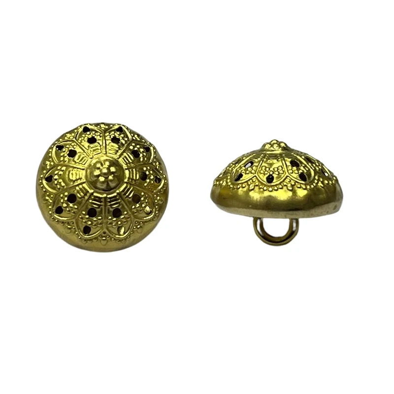 Brass Half Ball Shank Button Metal Sewing Button Blazer Fancy Buttons ...