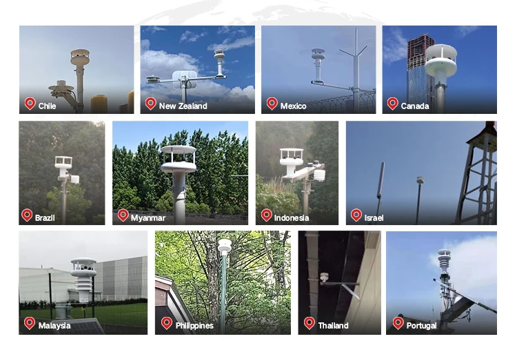 Rika Rk900-10 Rs485 Rs232 Sdi-12 Ultrasonic Weather Station With Wind ...