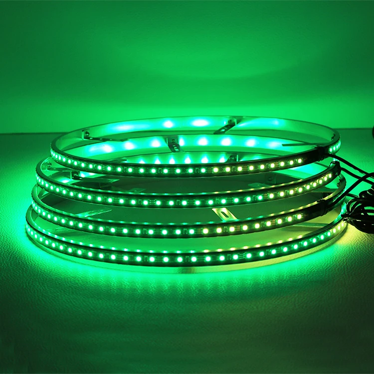 BAEAD LED Wheel Ring Lights - 4 Pcs 17 Inch RGB Underglow