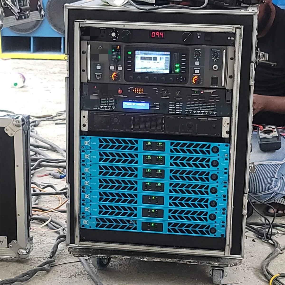 CVR Power Amplifier D-2004 - Big Power Sound System DSP Amplifiers