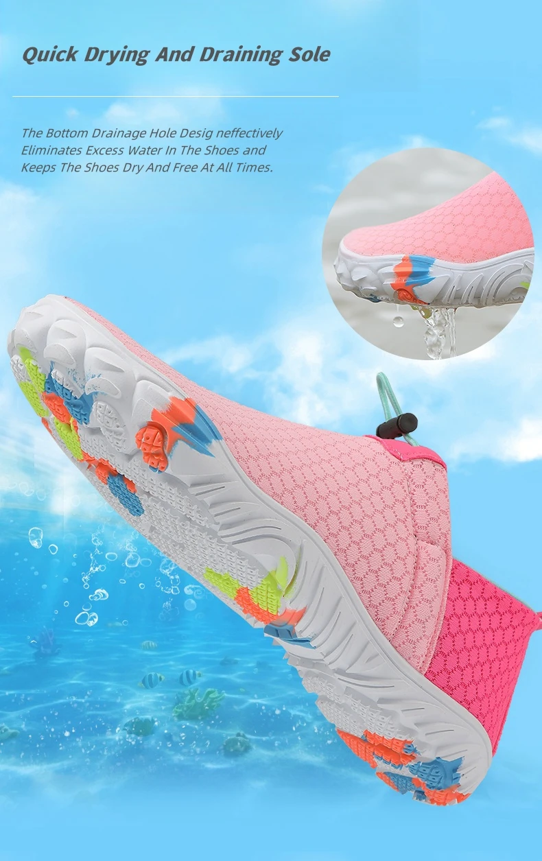 Yoris Neoprene Beach Aqua Water Shoes Quick Dry Neoprene Socks Tpr Sole ...