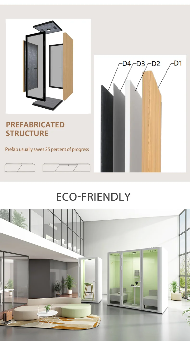 Flexspace Acoustic Soundproof Prefab Office Pods - Easy Install