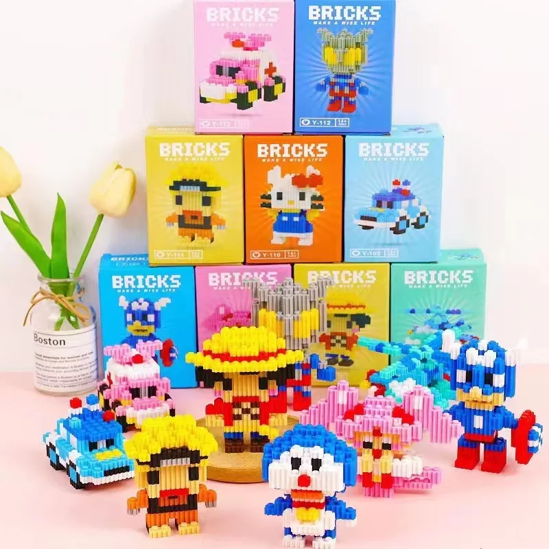 Multicolor Miniature Building Blocks Adult Children's Building Block ...