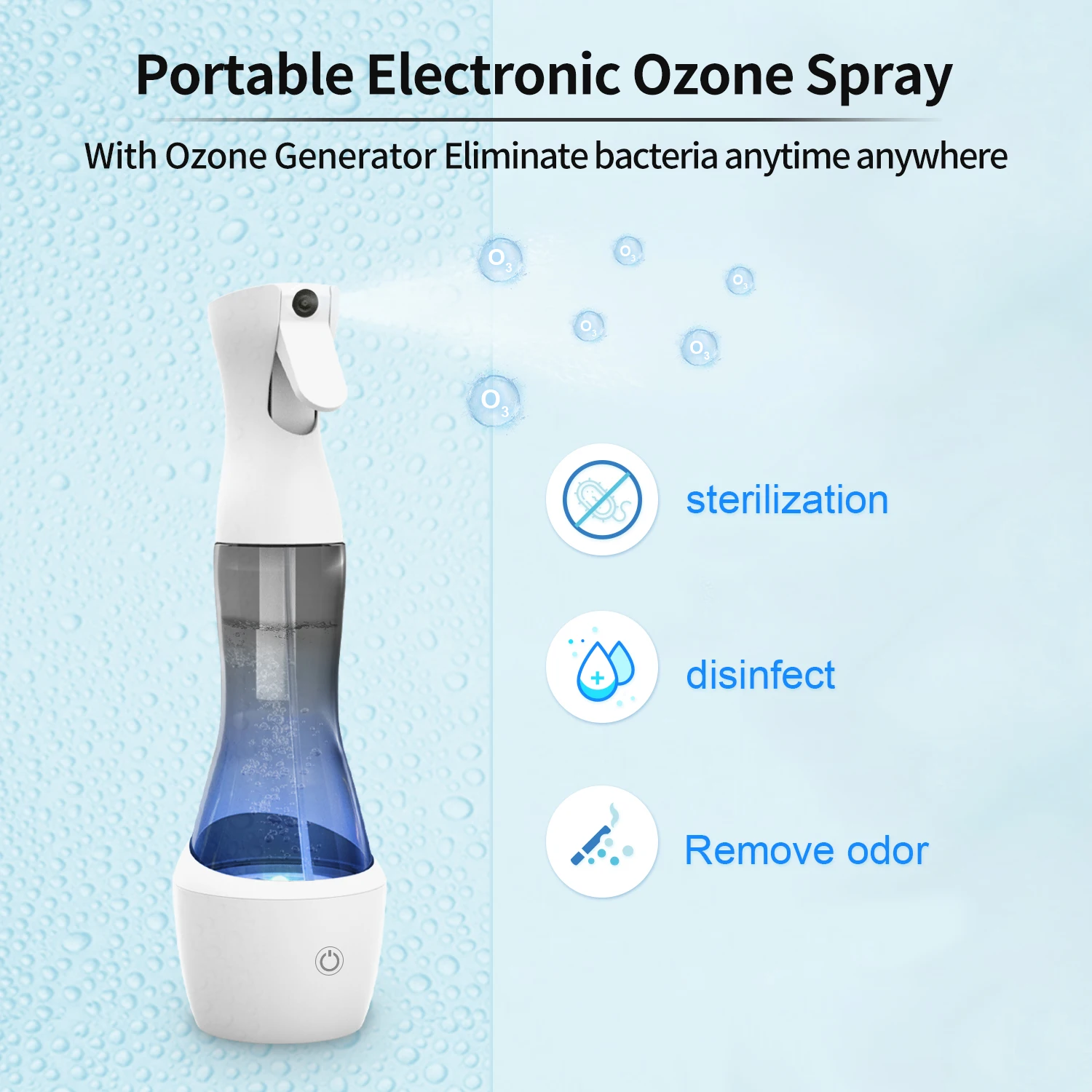 2024 Hot Sale Wireless Ozone Spray - Portable & Versatile