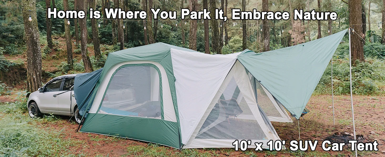 GOFUN Beach SUV-Tent, 2024 SUV Boot Vehicle Tent, Factory Camping Tent ...