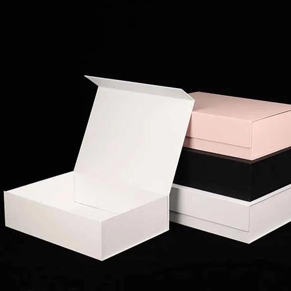 Luxury Magnetic Flip Cover Cardboard Paper Box - Gift Packaging