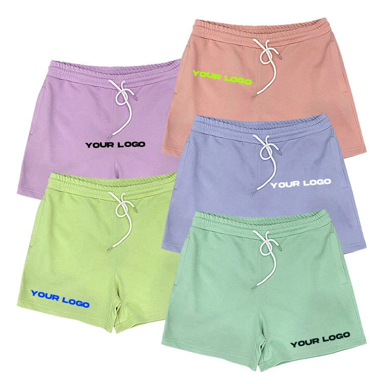 Custom 100% Cotton Men's Sports Thickening Walking Casual Sweat Shorts ...