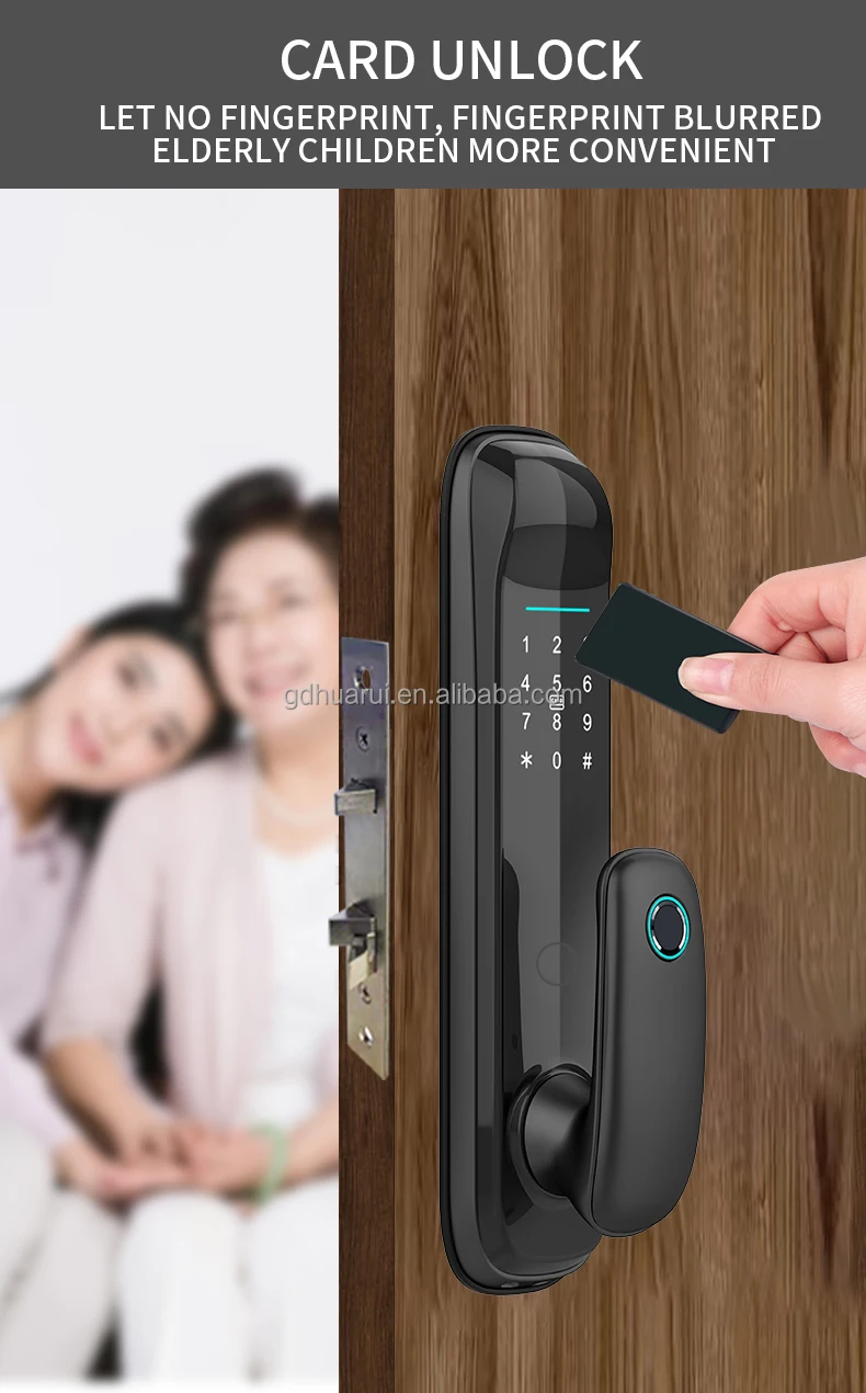 Huarui Hr06 Electronic Automatic Tuya Smart Wifi Ttlock App Digital ...