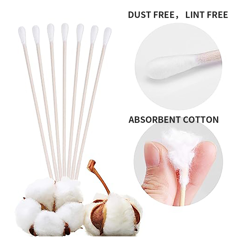 6 Inch Lint Free Gun Cleaning Swabs - TLY Cotton Buds