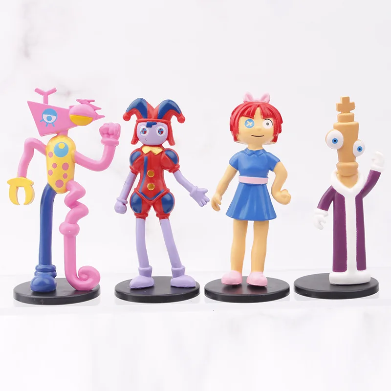 New Movie The Amazing Digital Circus Pvc Toy Joker Pomni Jax Digital ...