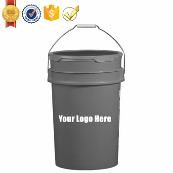 Heavy Duty Plastic Large 6 Gallon Soft Lidded Cover Padded Empty ...