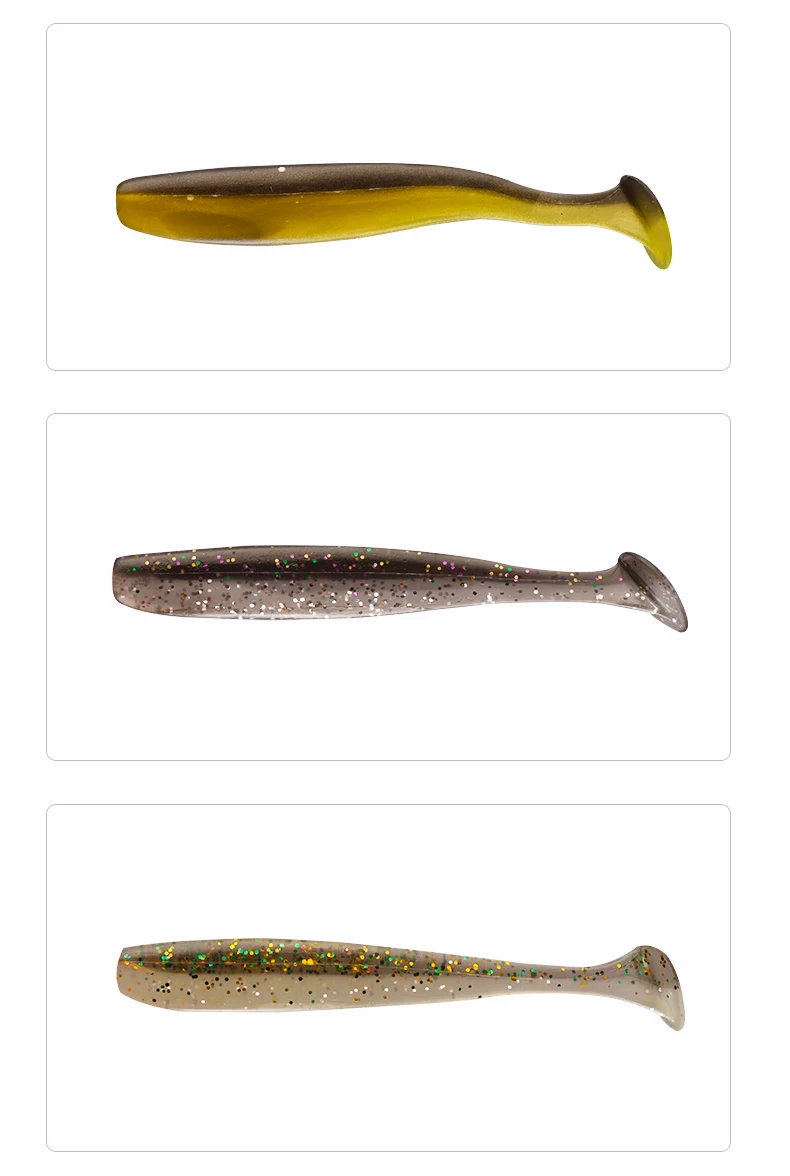 Ice Fishing Lures Saltwater Paddle Tail Soft Plastics Lures T Tail ...