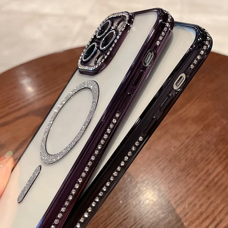Luxury Glitter Crystal Diamond Phone Case For Iphone 11 12 13 14 15 Pro ...