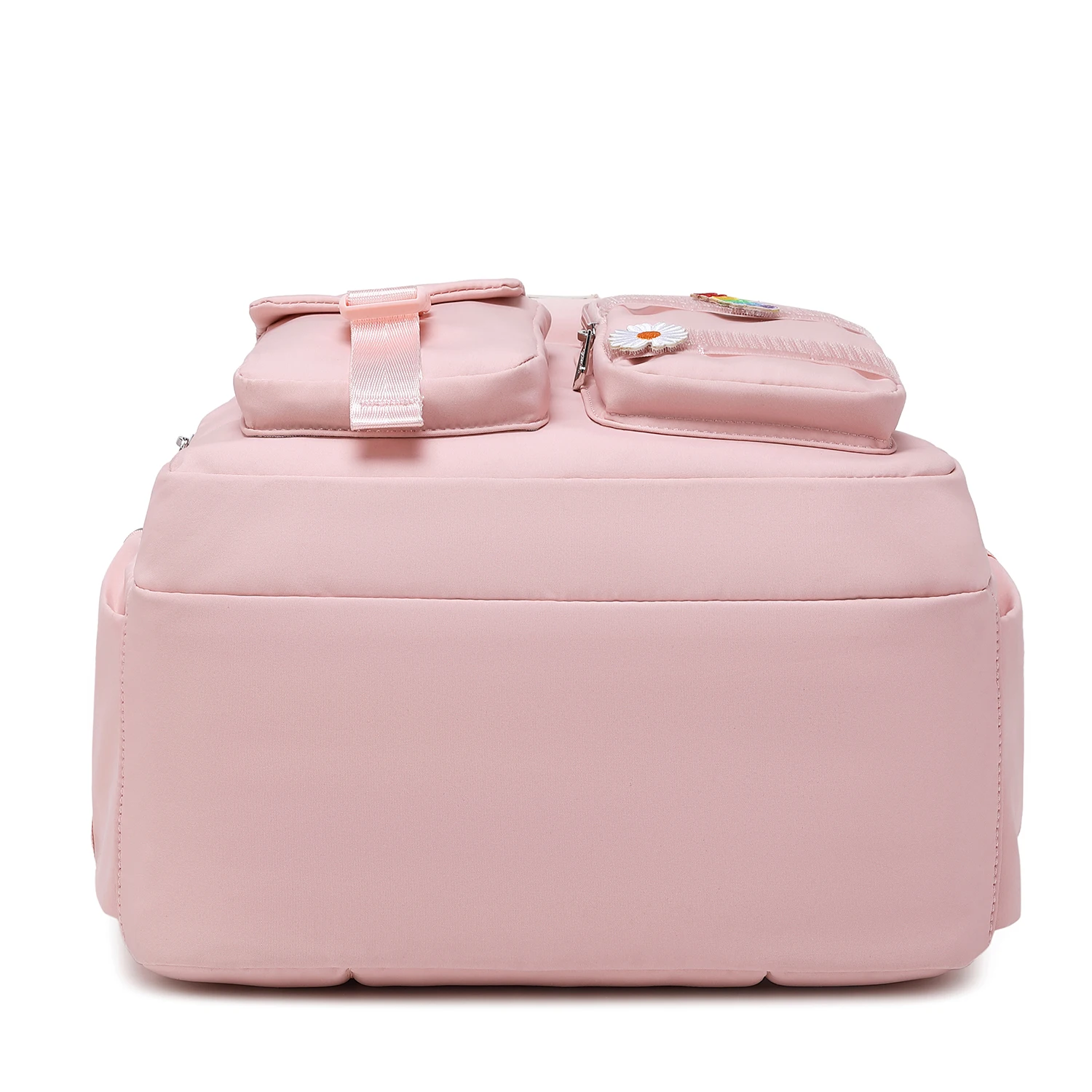 2024 School Backpack - Solid Color Pink Backpack for Girls