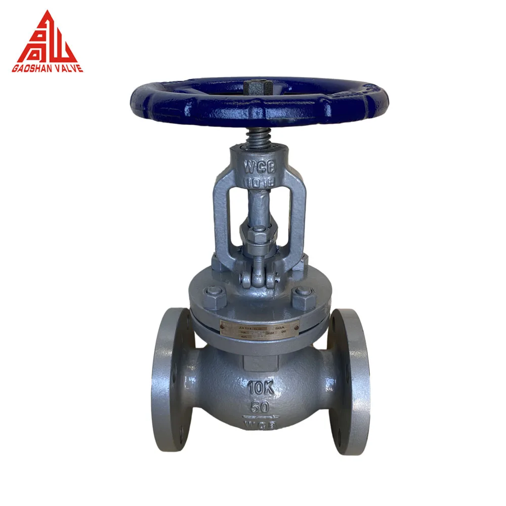 Globe Valve Cast Steel Handwheel Flange Type JIS 10K 50A