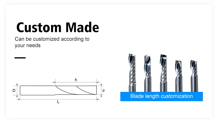 Factory Wholesale Spiral Bits Solid Carbide Single Edged Left Helical ...