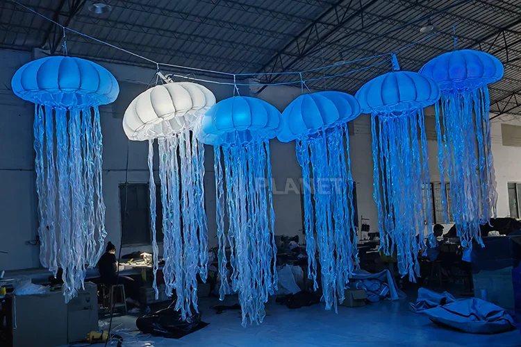 Beautiful Decoration Balloon Inflatable Jellyfish Lamp Changing Led ...