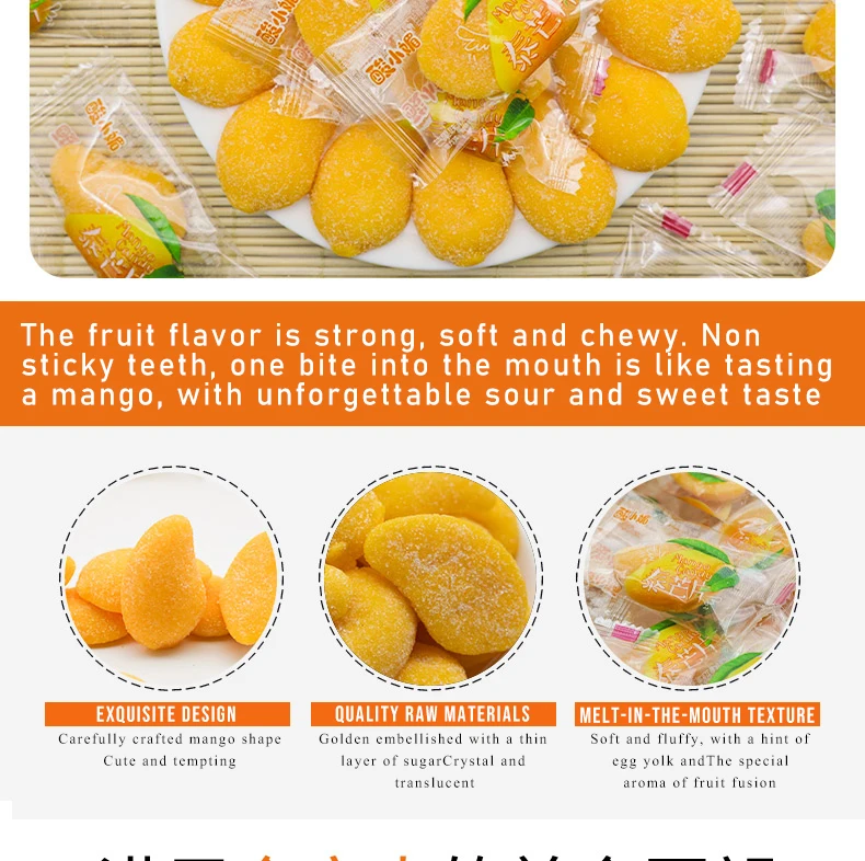 Mango Gummies Between-meal Nibbles Sweet Candies And Sweets Candied ...