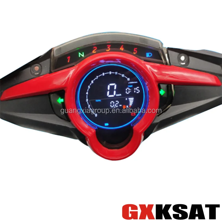 Motorcycle Meter Digital Speedometer For Lc135 V2 Scooter Speedometer ...