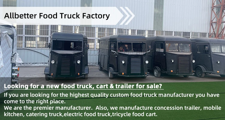 Customized Food Snack Truck - Retro Camper Cooking Catering