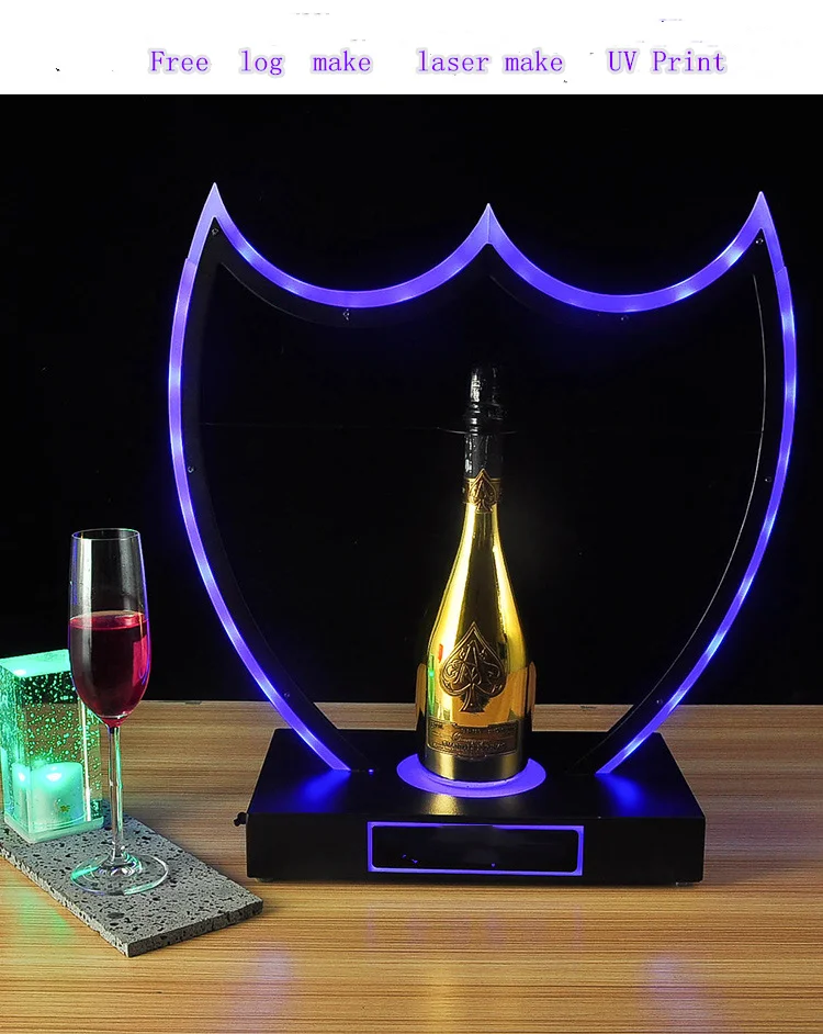 Led Bottler Glorifier Vip Bottle Presenter With Laser Lighting For ...