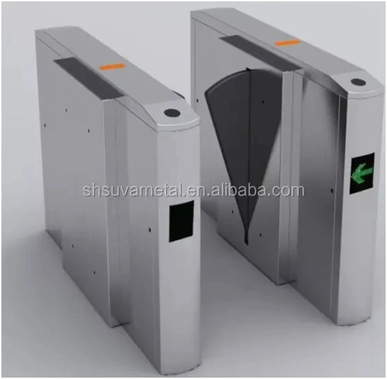 Customized Dimension Swing Flap Slid Turnstile Flap Barrier Gate ...