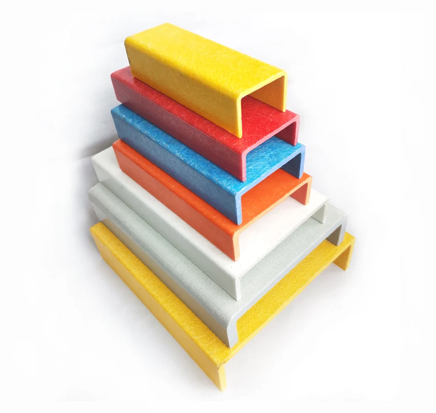 Plastic C Channel Pultruded Frp Channel,Anti-corrosion U-shaped ...