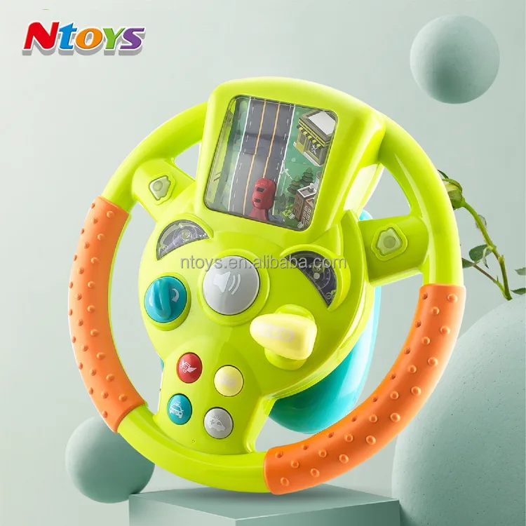 Simulation Car Ride Early Educational Kids Steering Wheel Toys - Buy ...