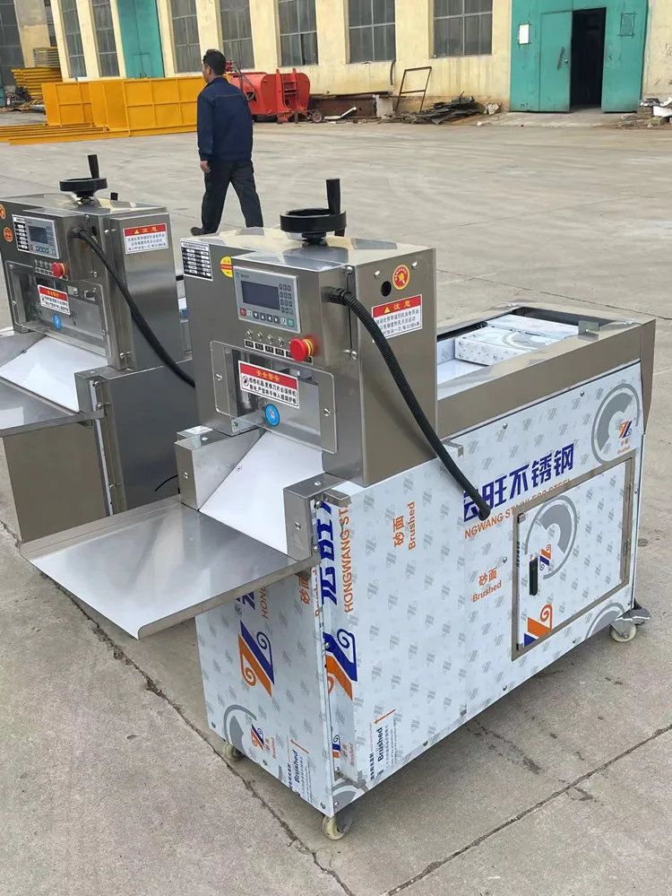 High Efficiency Frozen Pork Belly Meat Slicer Automatic Mutton Beef Hot ...