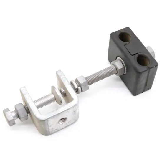 Prime Quality Fiber Optic Cable Fittings Down Lead Clamp For Tower/pole ...