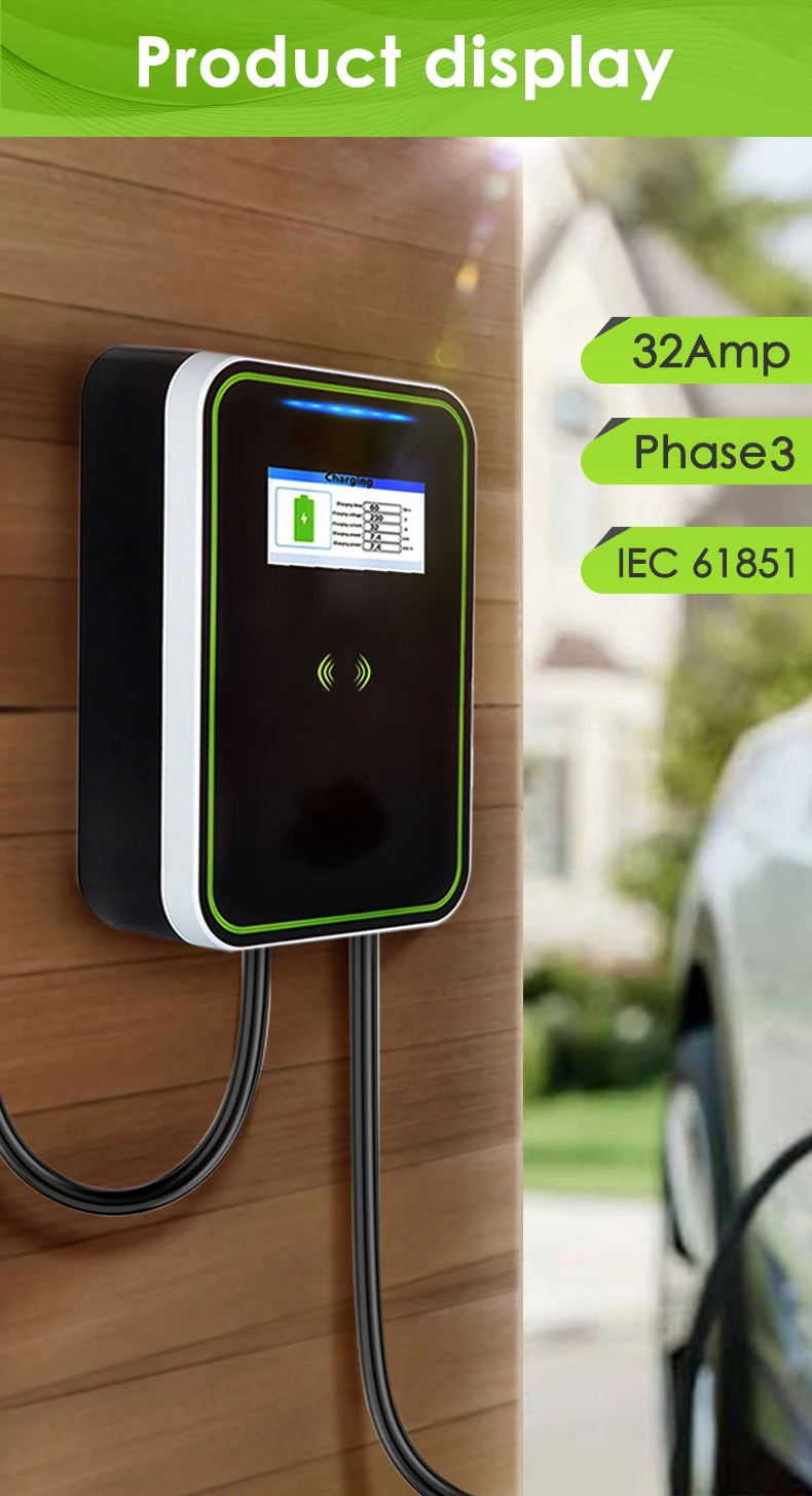 EVCOME Ev Wall Box with OCPP 1.6 22kw Ev Charger Wall Box 32A for Wall ...