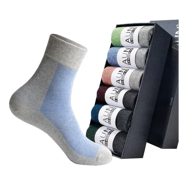 6 Pairs Autumn Winter Anti Smell Odor Stink Cotton Socks For Men Women ...