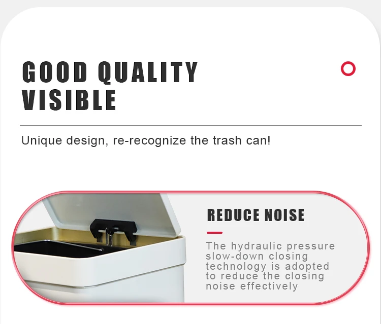 Indoor 50L Hotel Trash Can - Durable Stainless Steel Bin