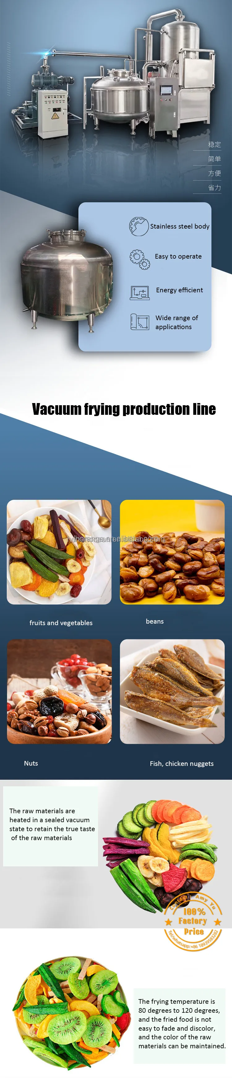 Vacuum Fryer - High Efficiency Frying for Fruits & Veggies