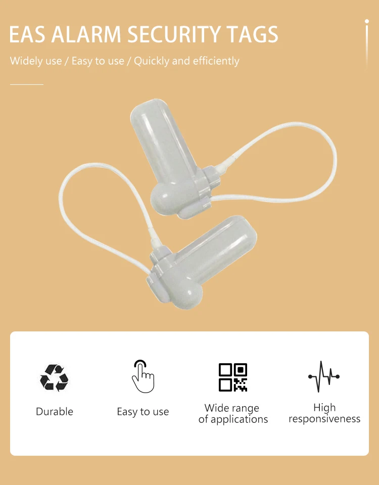 Hot Selling Eas Security 58khz Magnetic Am Anti-theft Pencil Hard Tag ...