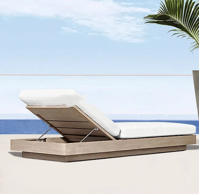 Zeen Swimming Pool Rh Furniture Daybed Teak Lounge Chair