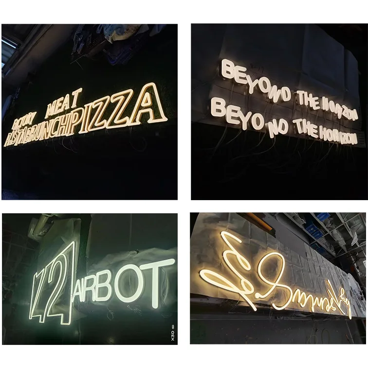 High Quality Frontlit and Top Haif Side Lift Acrylic Letter Double-line ...