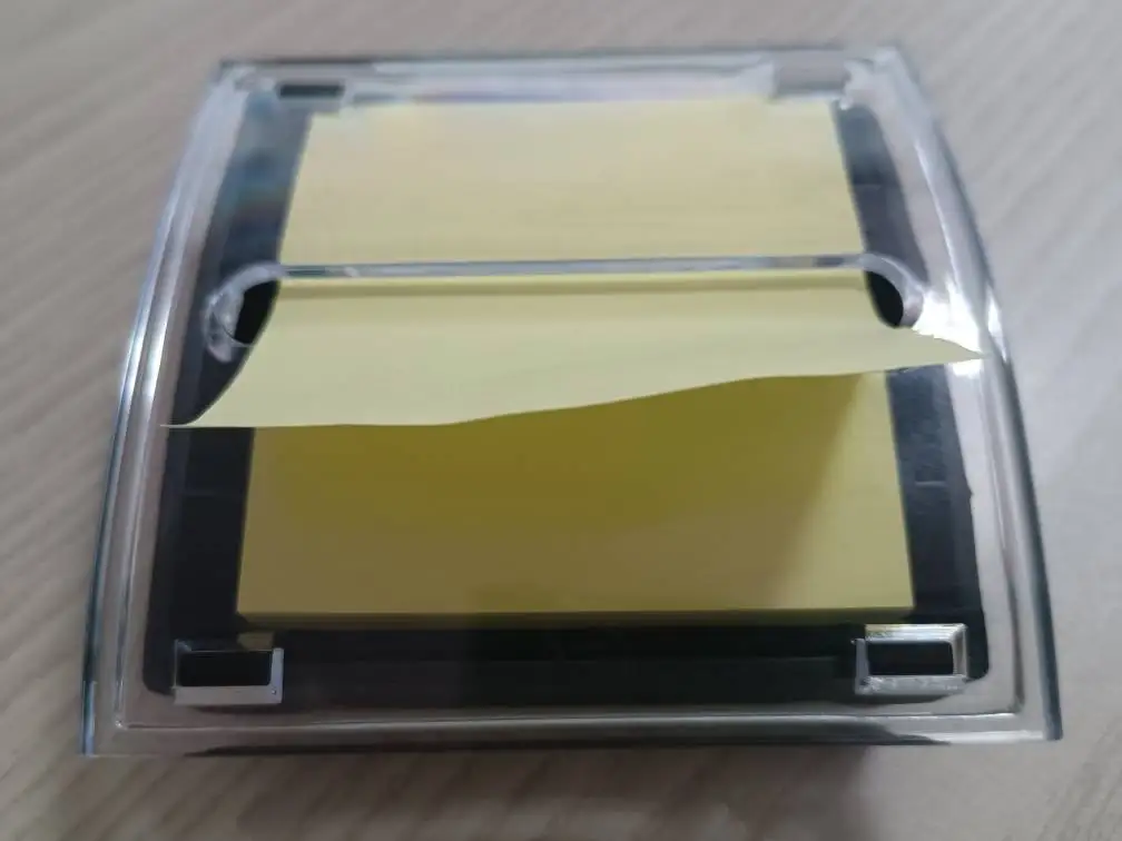 Custom Logo Plastic Sticky Note Dispenser Memo Box - Buy Custom Logo ...
