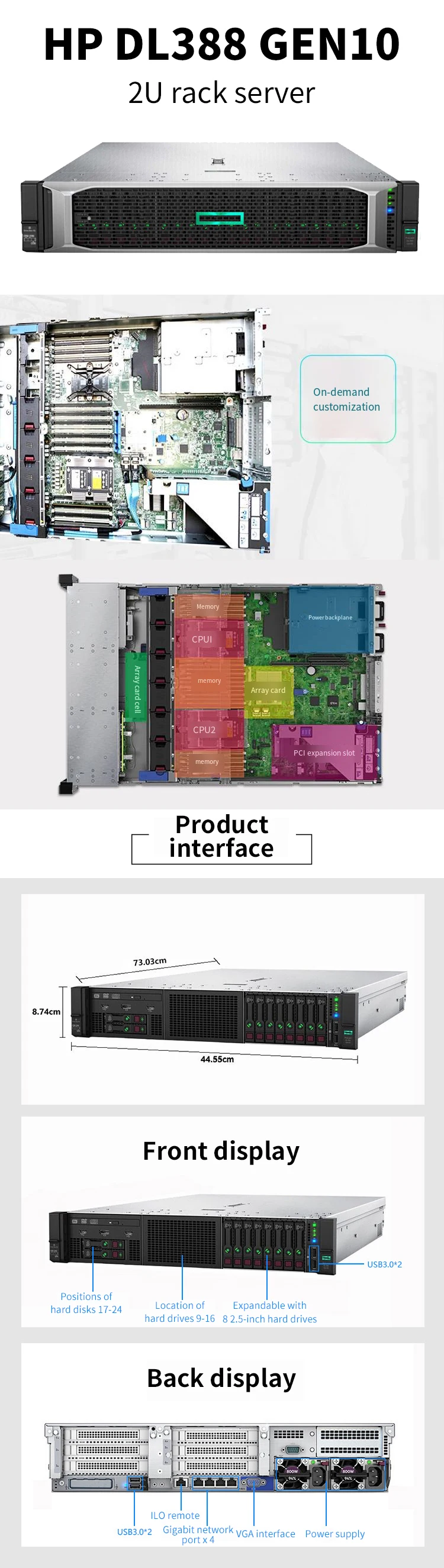 Hpe Nas Poweredge Dl388 Gen9 Supermicro Server - Buy Dl388 Gen9 ...