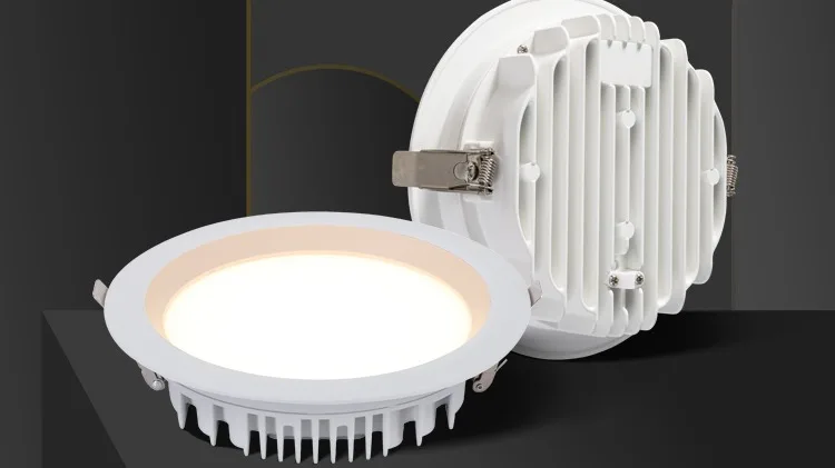 Fixture Wide Beam Down Light White And Black 18w 25w Ceiling Led ...